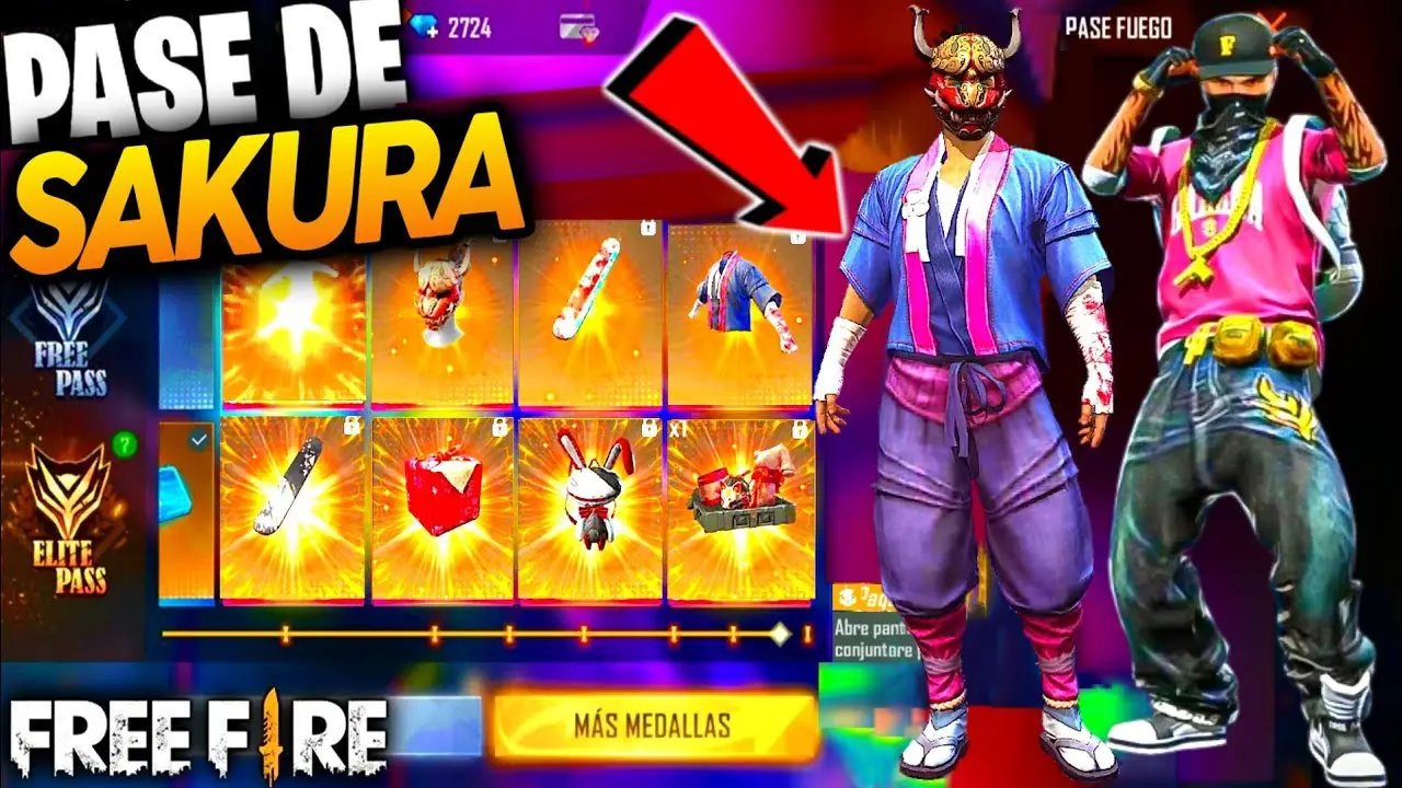 Así se CONSIGUE el SAKURA en Free Fire 2025 😱